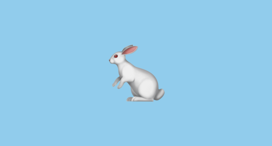 🐇 Rabbit Emoji on Apple iOS 13.2