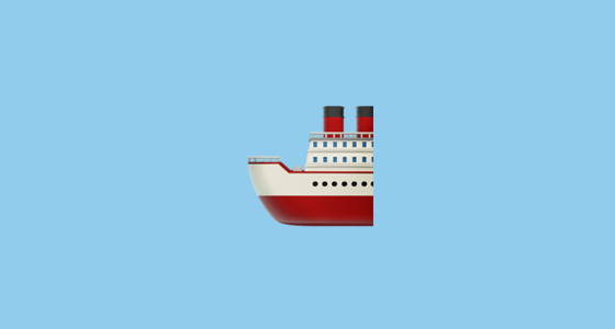 🚢 Ship Emoji on Apple iOS 13.2