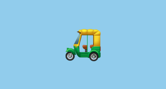 🛺 Auto Rickshaw Emoji on Apple iOS 13.3