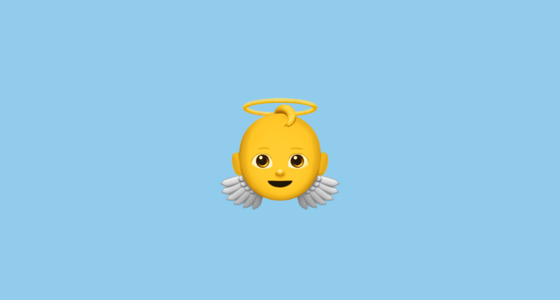 👼 Baby Angel Emoji on Apple iOS 13.3