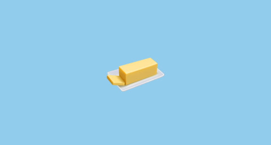 🧈 Butter Emoji on Apple iOS 13.3