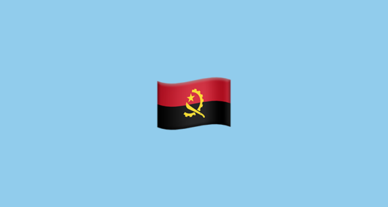 🇦🇴 Flag: Angola Emoji on Apple iOS 13.3