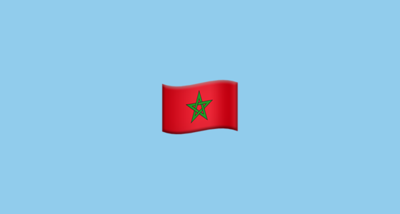 🇲🇦 Flag: Morocco Emoji on Apple iOS 13.3