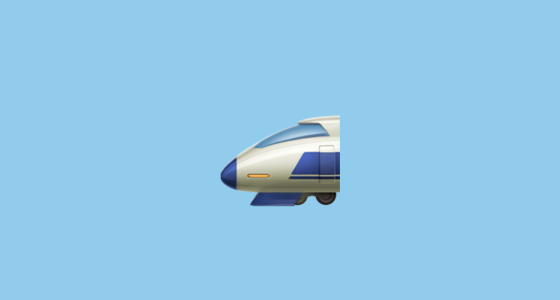🚅 Bullet Train Emoji on Apple iOS 13.3