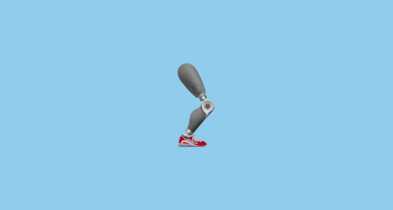 🦿 Mechanical Leg Emoji on Apple iOS 13.3