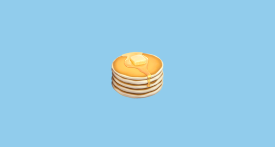 🥞 Pancakes Emoji on Apple iOS 13.3