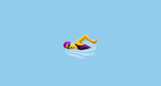 🏊‍♀️ Woman Swimming Emoji on Apple iOS 13.3