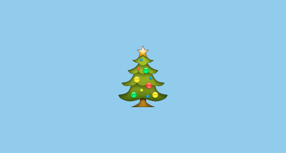 🎄 圣诞树 Emoji on Apple iOS 9.0