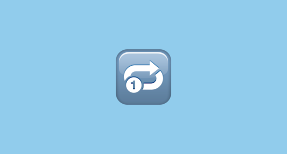 🔂 Repeat Single Button Emoji on Apple iOS 9.0