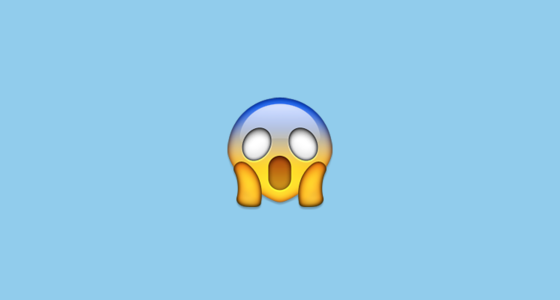 😱 Visage Qui Hurle De Peur Emoji on Apple iOS 9.0