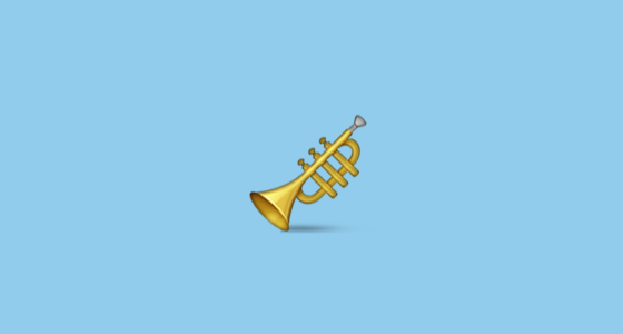 🎺 Trumpet Emoji on Apple iOS 9.0