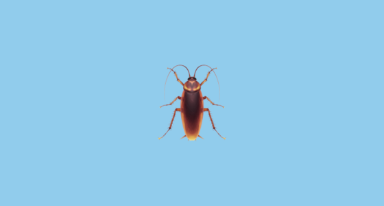 🪳 Cockroach Emoji on Apple iOS 14.2