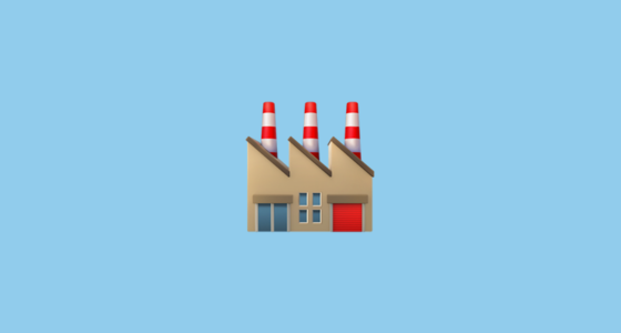 🏭 Factory Emoji on Apple iOS 14.2