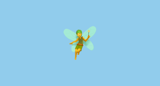 🧚 Fairy Emoji on Apple iOS 14.2