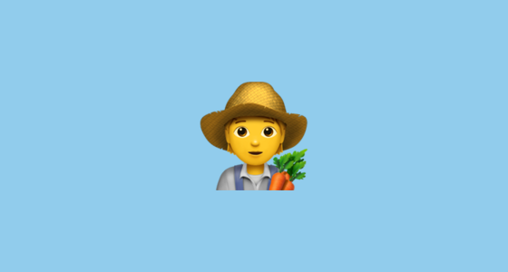 🧑‍🌾 Profesional De La Agricultura Emoji on Apple iOS 14.2
