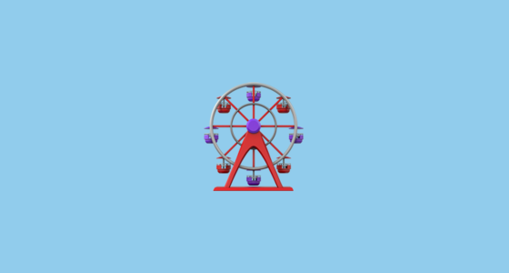 🎡 Ferris Wheel Emoji on Apple iOS 14.2