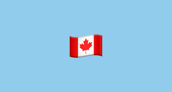 🇨🇦 Bandeira: Canadá Emoji on Apple iOS 14.2