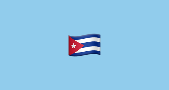🇨🇺 Flag: Cuba Emoji on Apple iOS 14.2