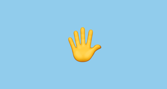 🖐️ 手掌 Emoji on Apple iOS 14.2