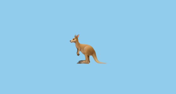 🦘 Kangaroo Emoji on Apple iOS 14.2