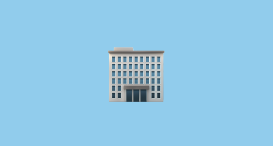 🏢 Office Building Emoji on Apple iOS 14.2