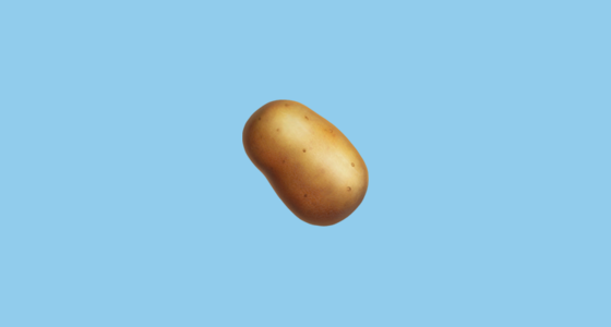 🥔 Potato Emoji on Apple iOS 14.2