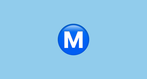 Ⓜ️ Circled M Emoji on Apple iOS 14.5