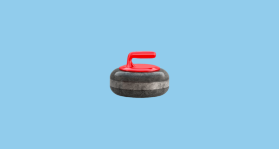 🥌 Curling Stone Emoji on Apple iOS 14.5