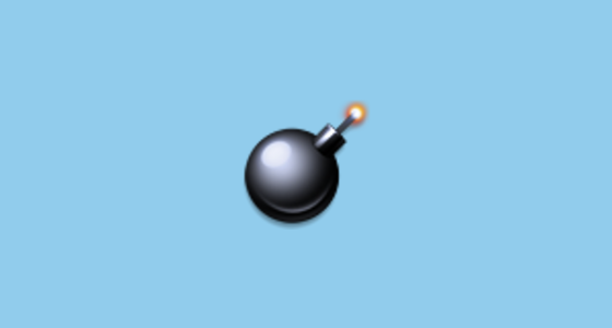 💣 Bomba Emoji on Apple iOS 5.0