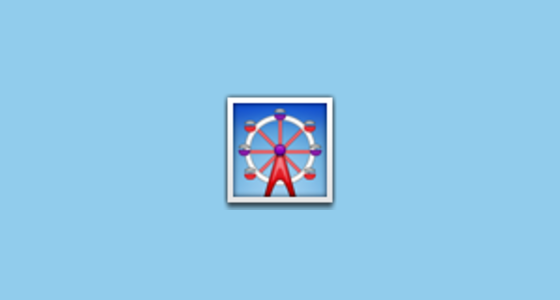 🎡 Ferris Wheel Emoji on Apple iOS 5.0