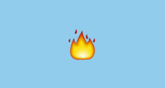🔥 Fogo Emoji on Apple iOS 5.0