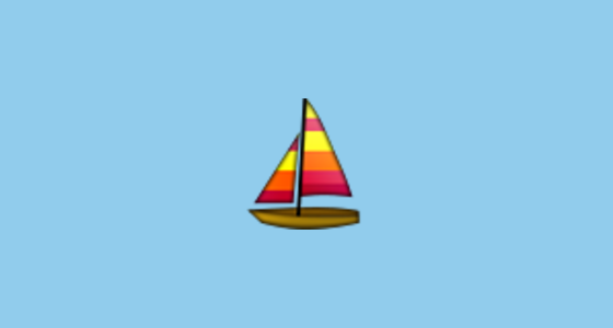 ⛵ Sailboat Emoji on Apple iOS 5.0
