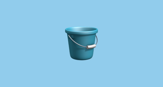 🪣 Bucket Emoji on Apple iOS 14.6