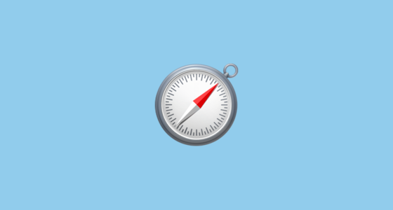 🧭 Compass Emoji on Apple iOS 14.6