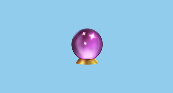🔮 Crystal Ball Emoji on Apple iOS 14.6
