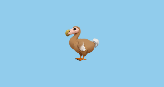 🦤 Dodo Emoji on Apple iOS 14.6