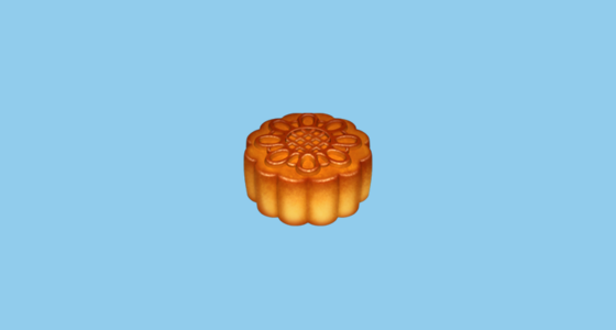 🥮 Moon Cake Emoji on Apple iOS 14.6