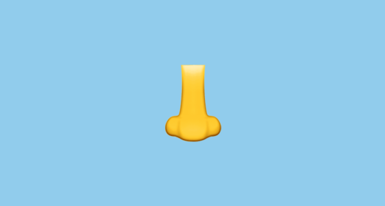 👃 Nase Emoji on Apple iOS 14.6