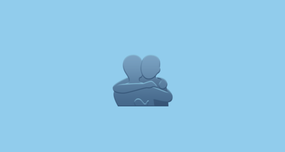 🫂 People Hugging Emoji on Apple iOS 14.6