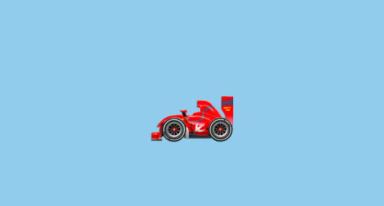 🏎️ Racing Car Emoji on Apple iOS 14.6