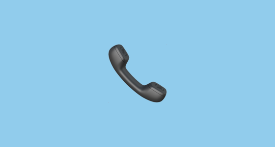 📞 Telephone Receiver Emoji on Apple iOS 14.6