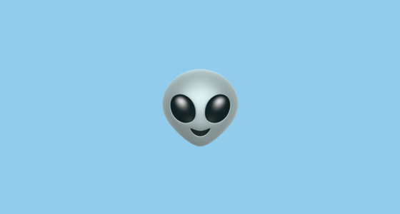👽 Alien Emoji on Apple iOS 15.4