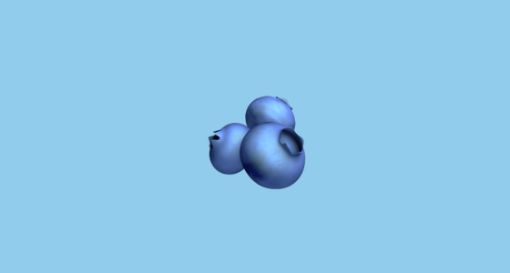 🫐 Blueberries Emoji on Apple iOS 15.4