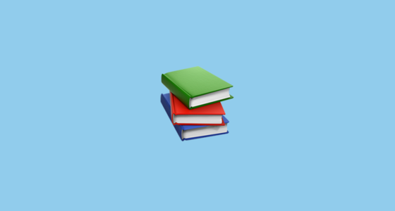 📚 Books Emoji on Apple iOS 15.4