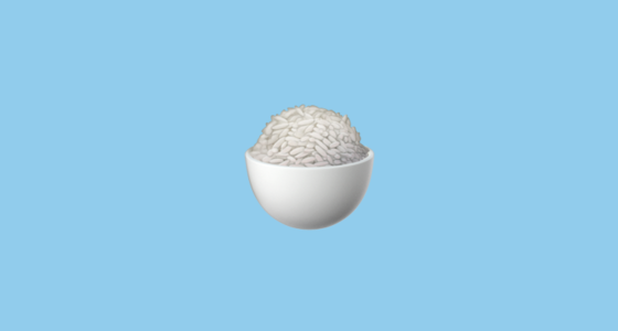 🍚 Bol De Riz Emoji on Apple iOS 15.4