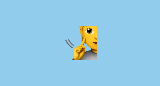 🧏 Deaf Person Emoji on Apple iOS 15.4