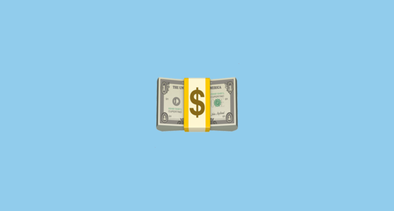 💵 Dollar Banknote Emoji on Apple iOS 15.4