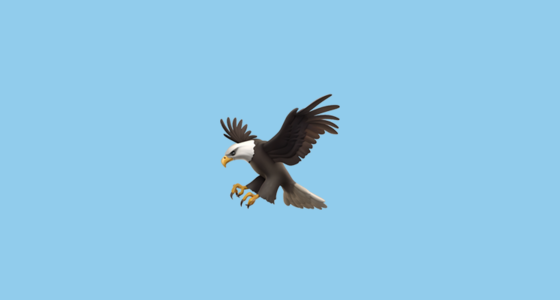 🦅 Eagle Emoji on Apple iOS 15.4
