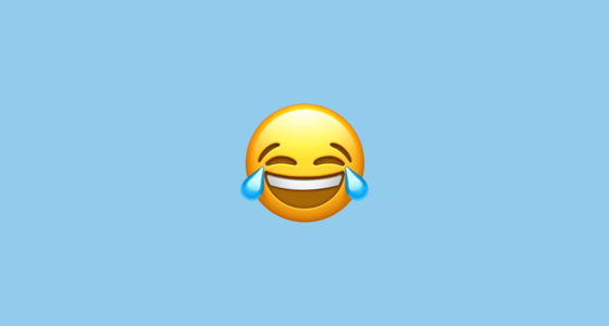 😂 Face with Tears of Joy Emoji on Apple iOS 15.4