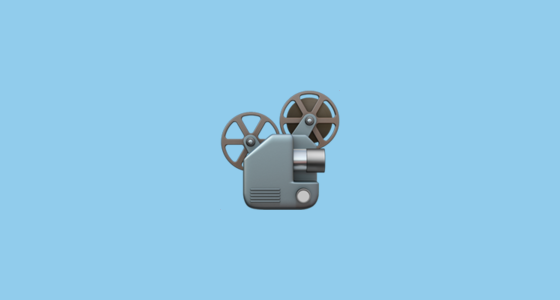 📽️ Film Projector Emoji on Apple iOS 15.4